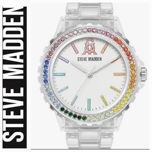 Steve Madden | Accessories | Steve Madden Genuine Crystal Accented ...